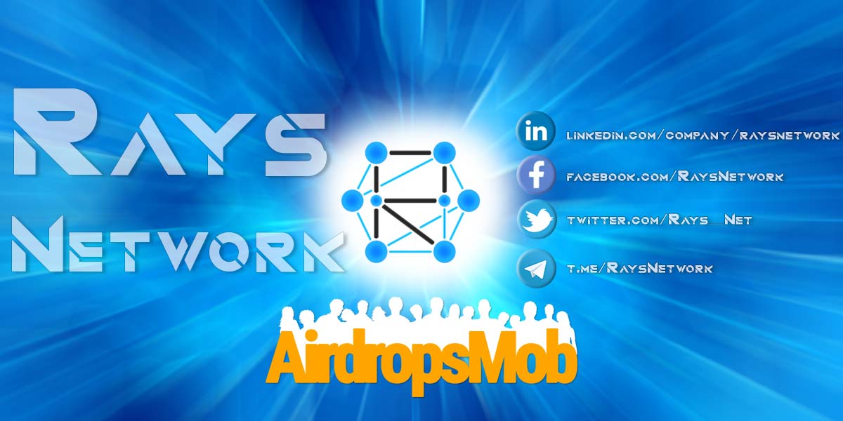 Rays Network (RAYS) Airdrop Earn free rays crypto tokens