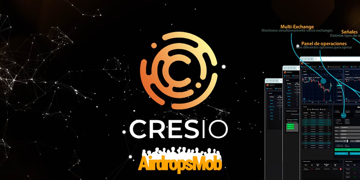 Cresio (CRES) Airdrop Earn free cres crypto tokens