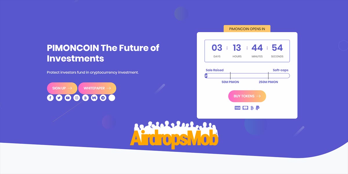 PIMONCOIN (PIMON) Airdrop Earn free pimon crypto tokens