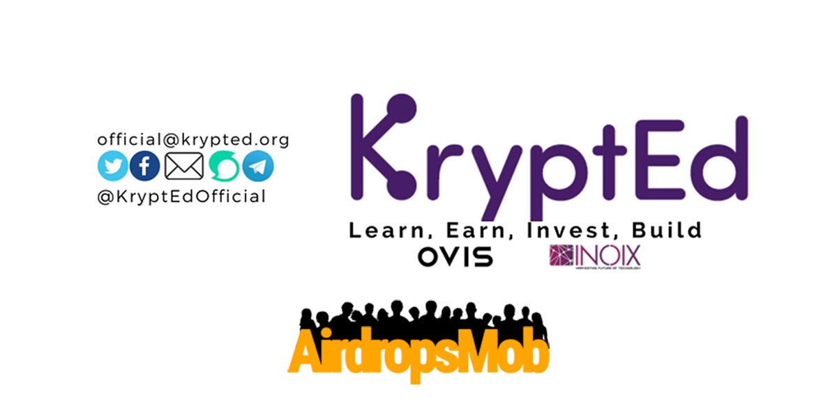 KryptEd (KED) Airdrop Earn free ked crypto tokens