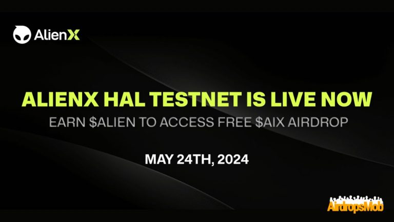 AlienX HAL Airdrop Earn free AIX crypto tokens