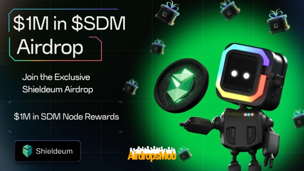 Shieldeum Airdrop Earn free SDM crypto tokens